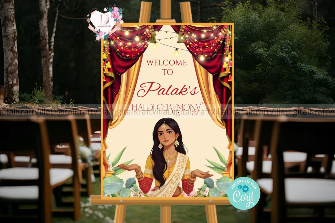 Haldi Sign, Haldi Welcome Sign, Vatna Sign, Maticoor Sign, Gaye Holud ...