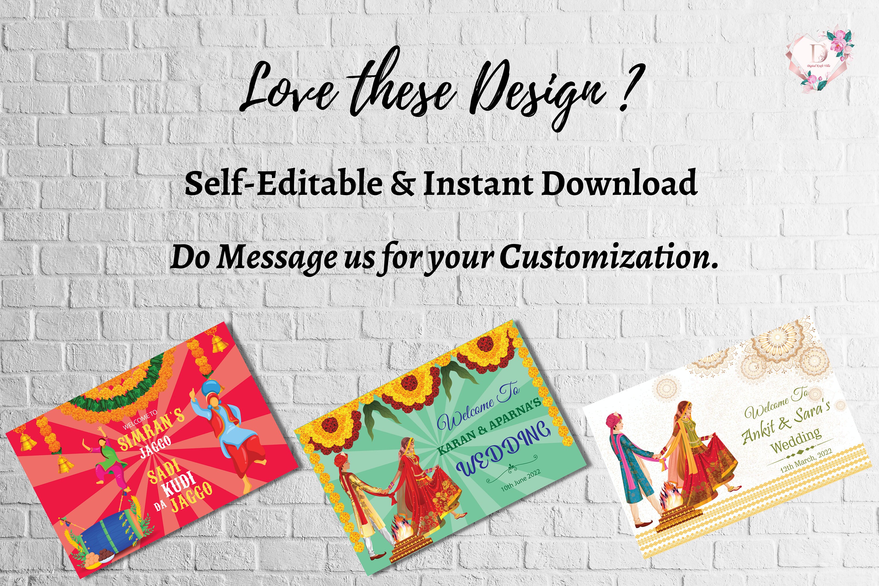 Dholki Invites as Dholki Invitation, Digital Mehndi Invite as Mehndi ...