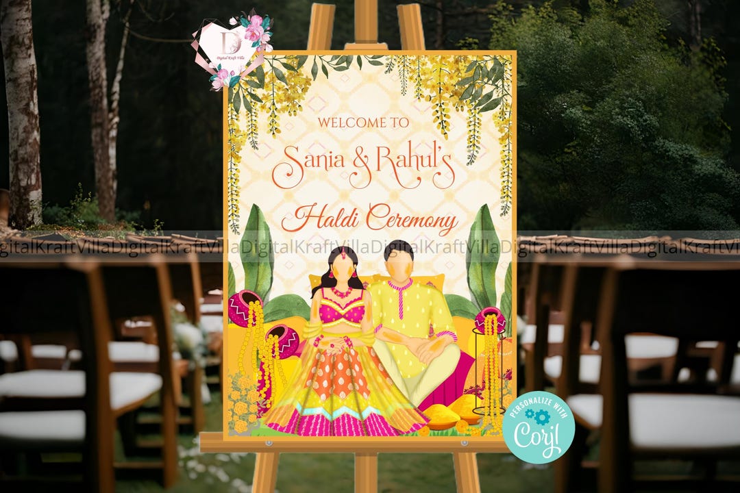 Welcome to Haldi Signs Haldi Decoration as Haldi Signs, Haldi Welcome ...
