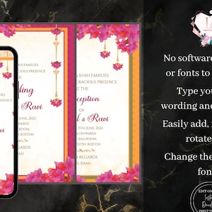 Indian Invitations, Indian Wedding Digital Invite as Indian Wedding ...