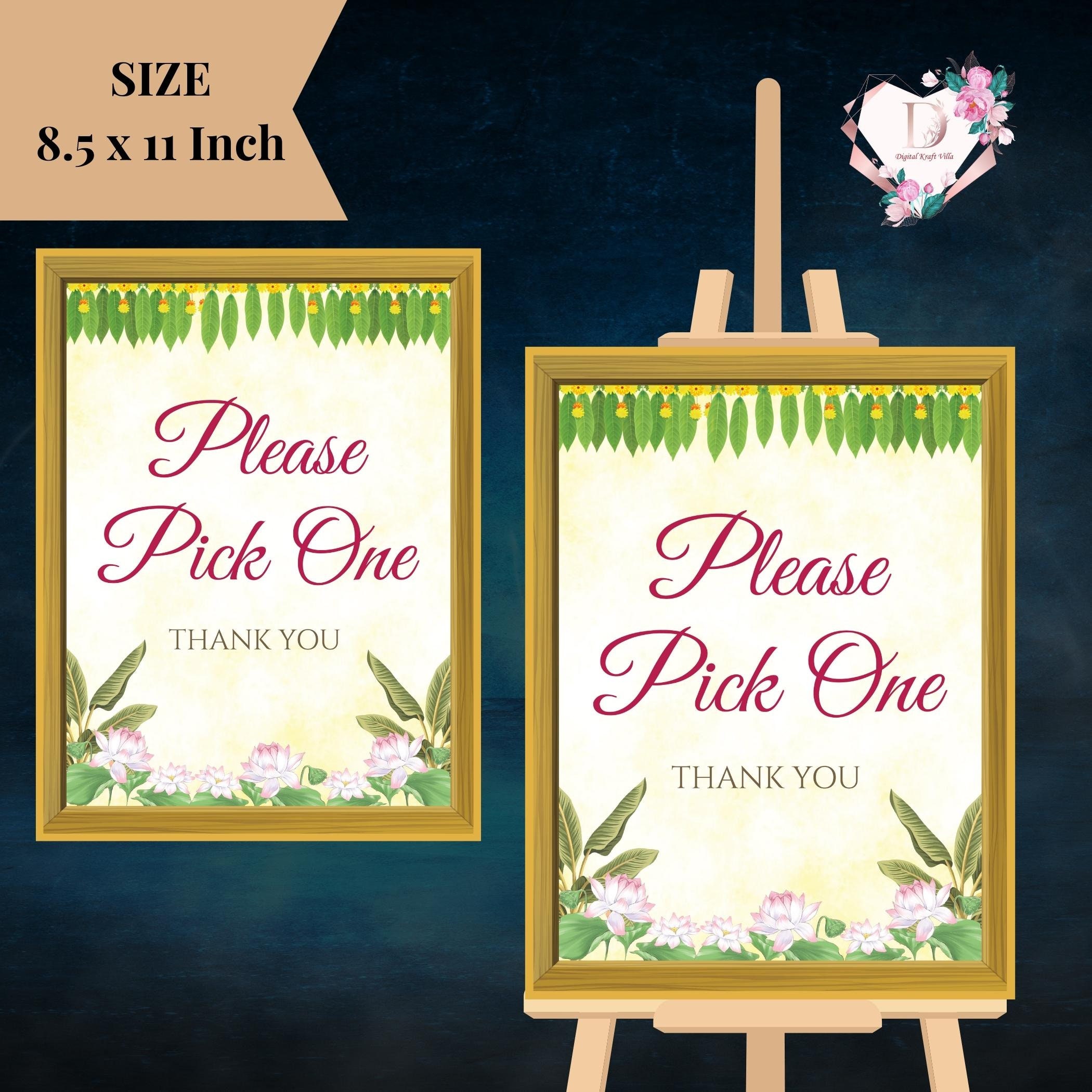 Please Pick One Indian Wedding Decor Mehndi Decor Station - Etsy