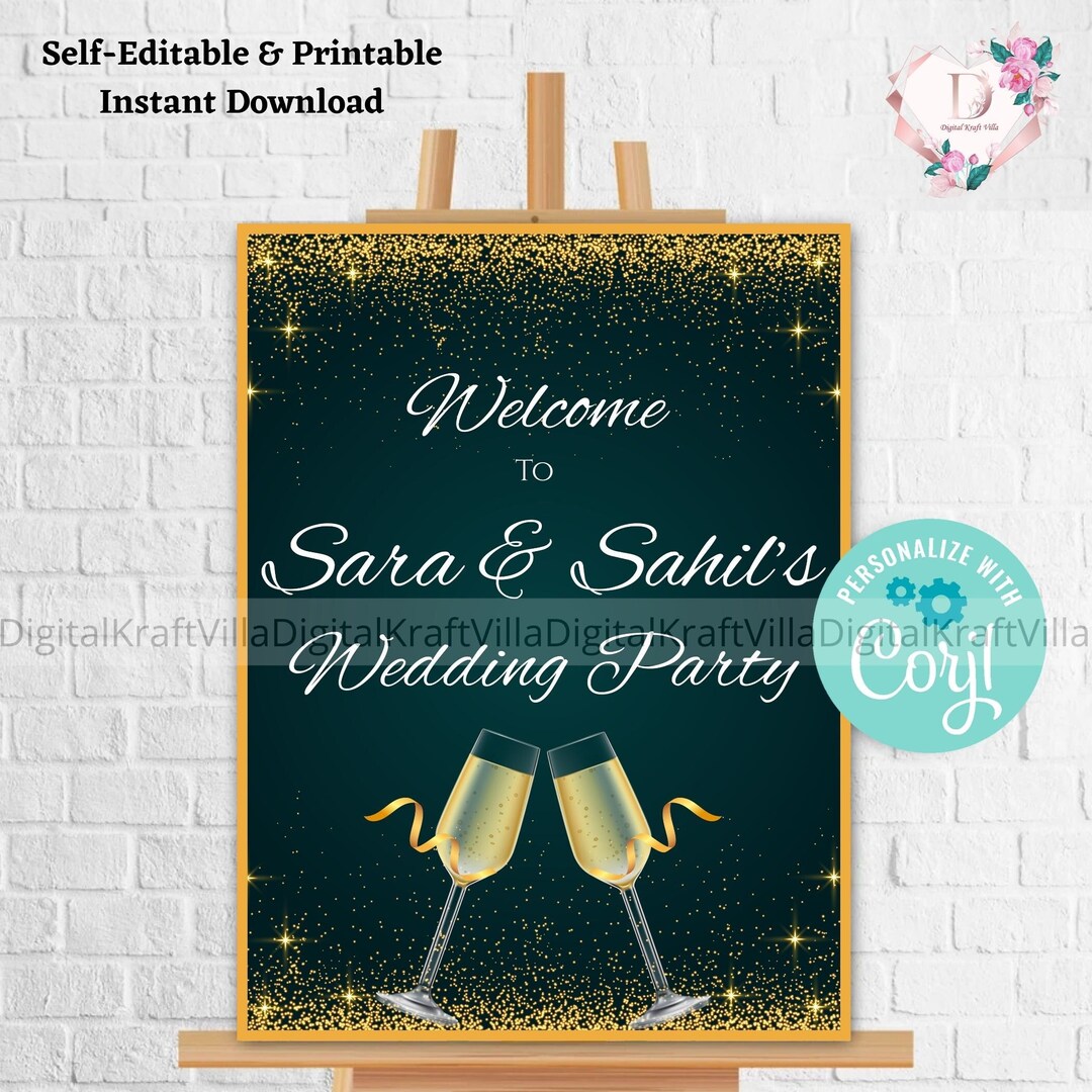 Cocktail Party Welcome Sign Indian as Indian Cocktail Party Signs ...