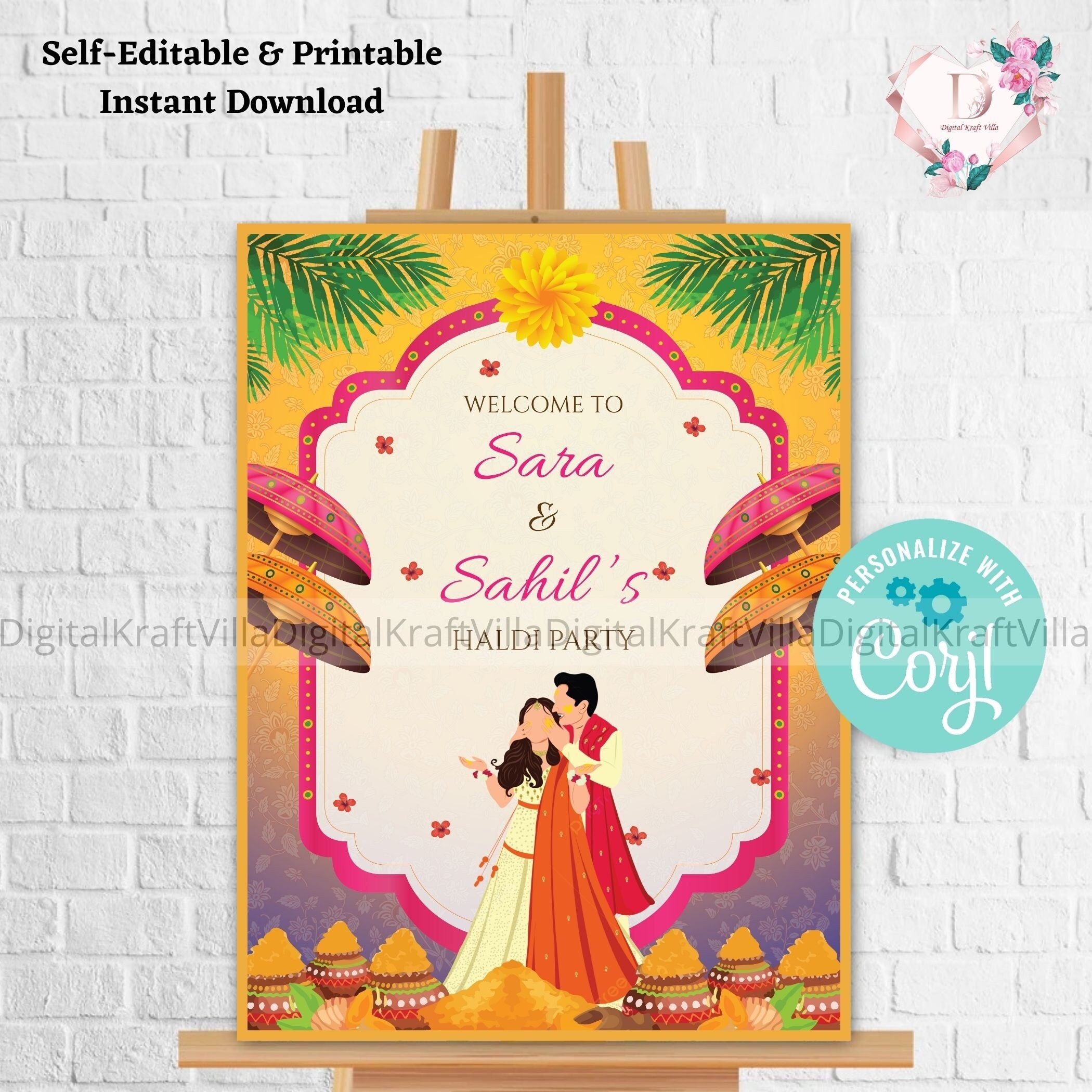 Welcome to Our Haldi Signs, Haldi Signs & Haldi Welcome Sign as Indian ...