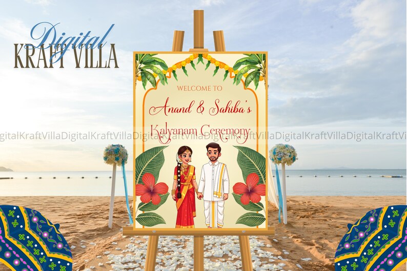 Tamil Welcome Sign as Telugu Wedding Signs Indian, Tamil Wedding Signs ...