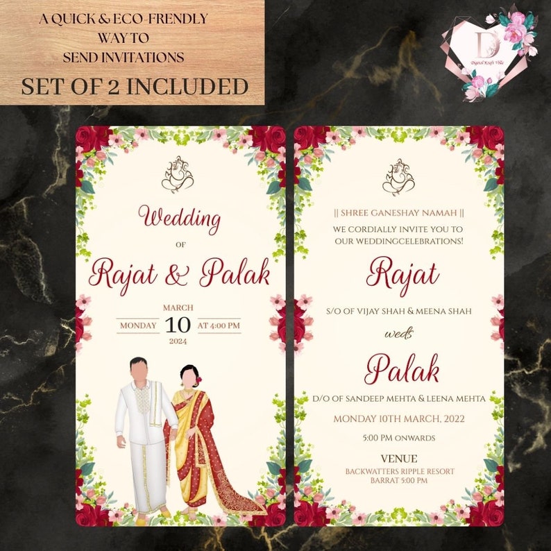 Tamil Wedding Cards, Tamil Wedding Invites & South Indian Wedding ...