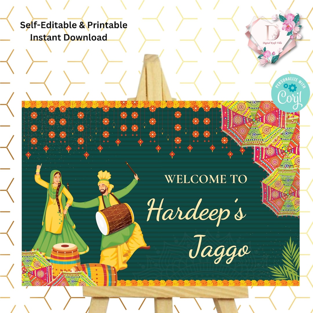 Welcome to Jaggo & Jago Poster, Maiyan Welcome Signs as Jago Sign ...