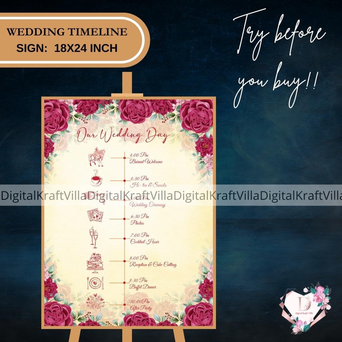 Hindu Wedding Timeline, Indian Wedding Itinerary Timeline, Hindu ...