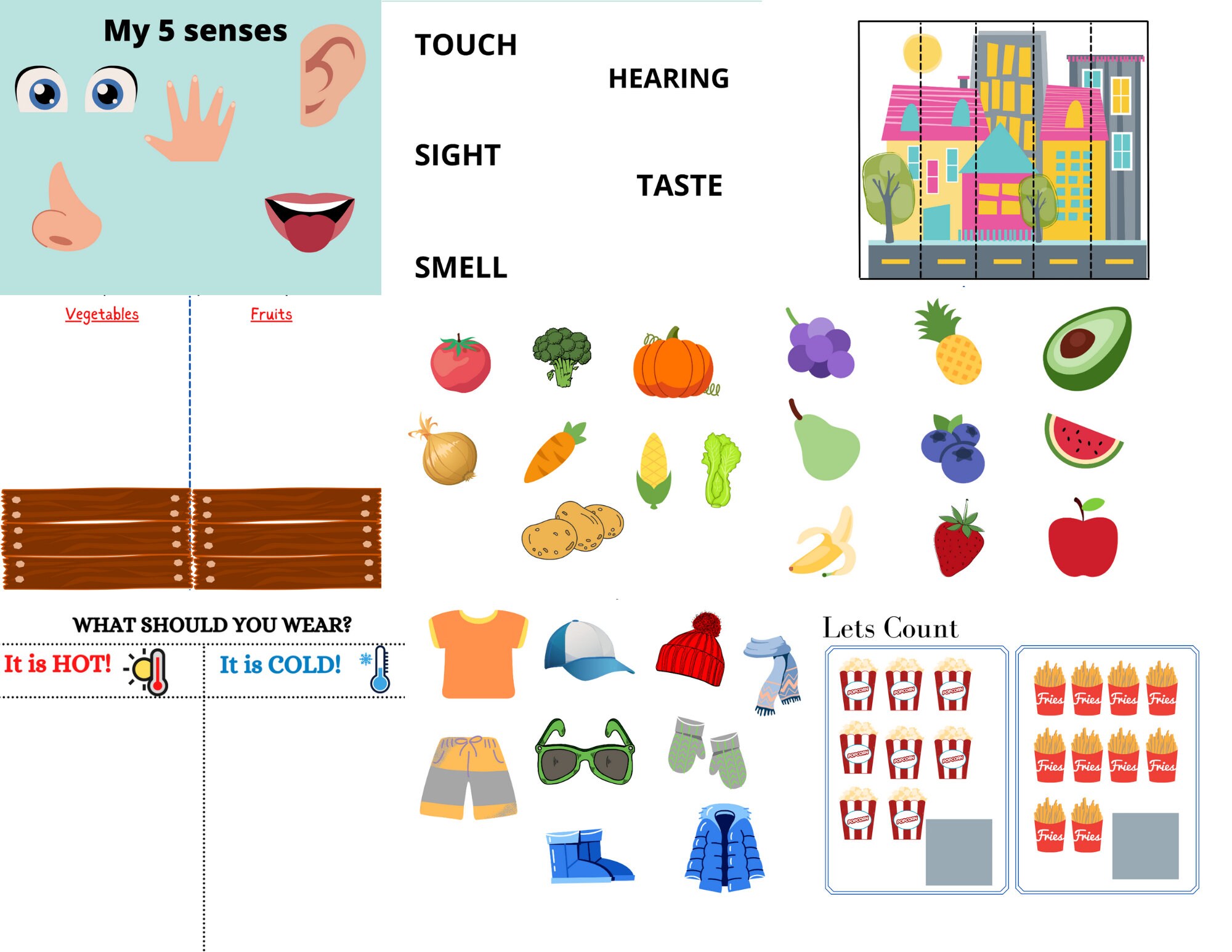 Printable Toddler Busy Book. Preschool Activity Binder. Toddler ...