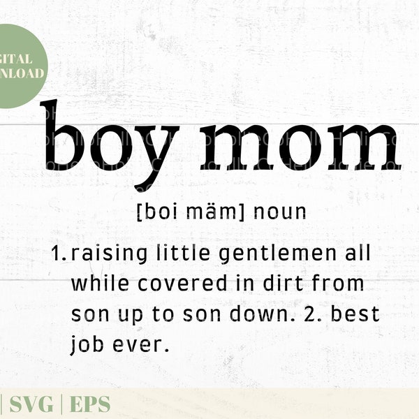 Boy Definition Svg - Etsy
