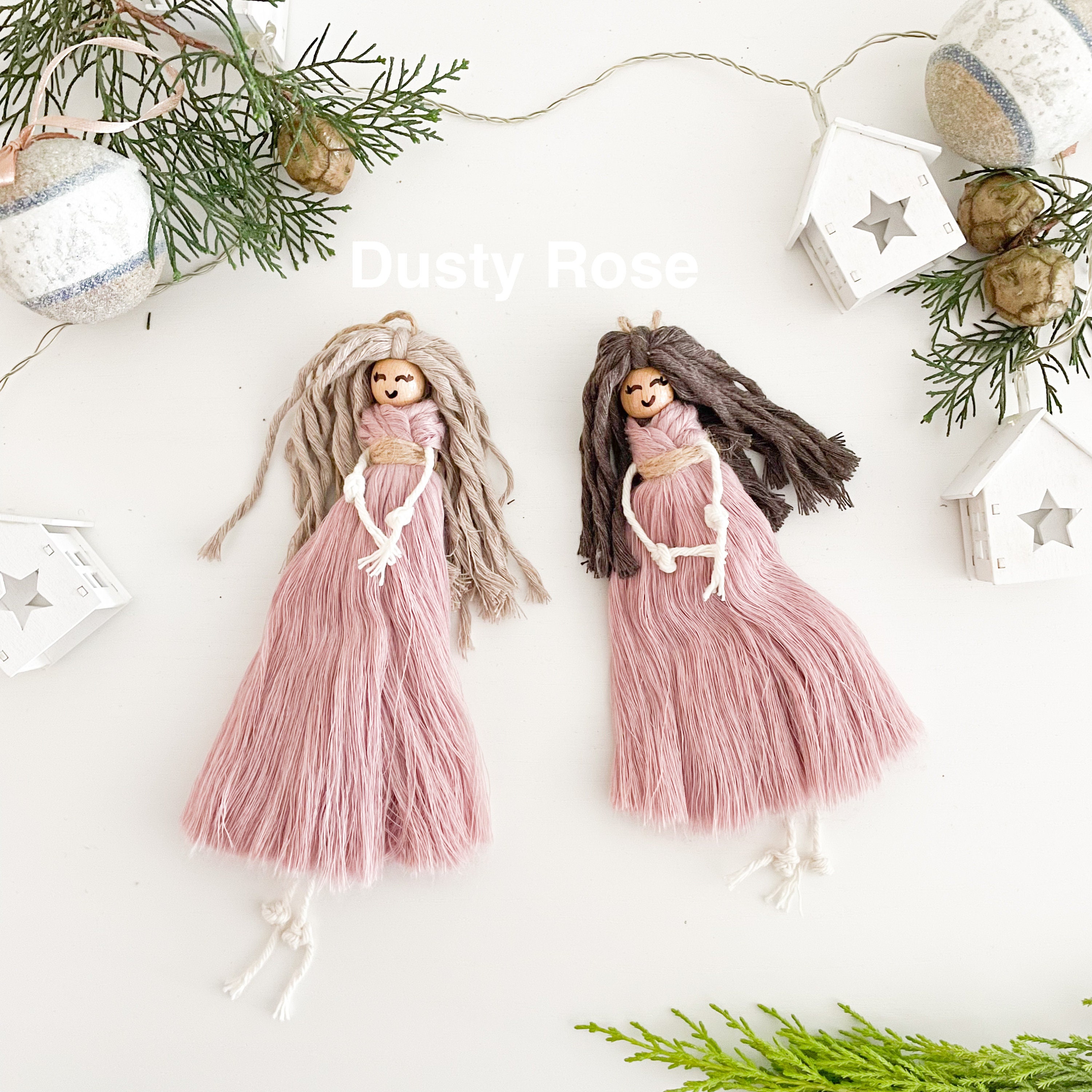 Macrame Angel | Macrame Doll | Macrame Christmas Angel | Christmas ...