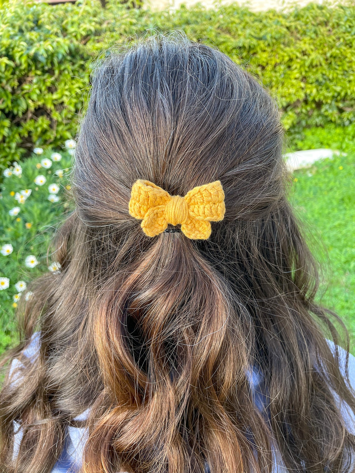 Crochet Hair Clip, Crochet Toddler Snap Knitting, Handmade, Gifts for ...