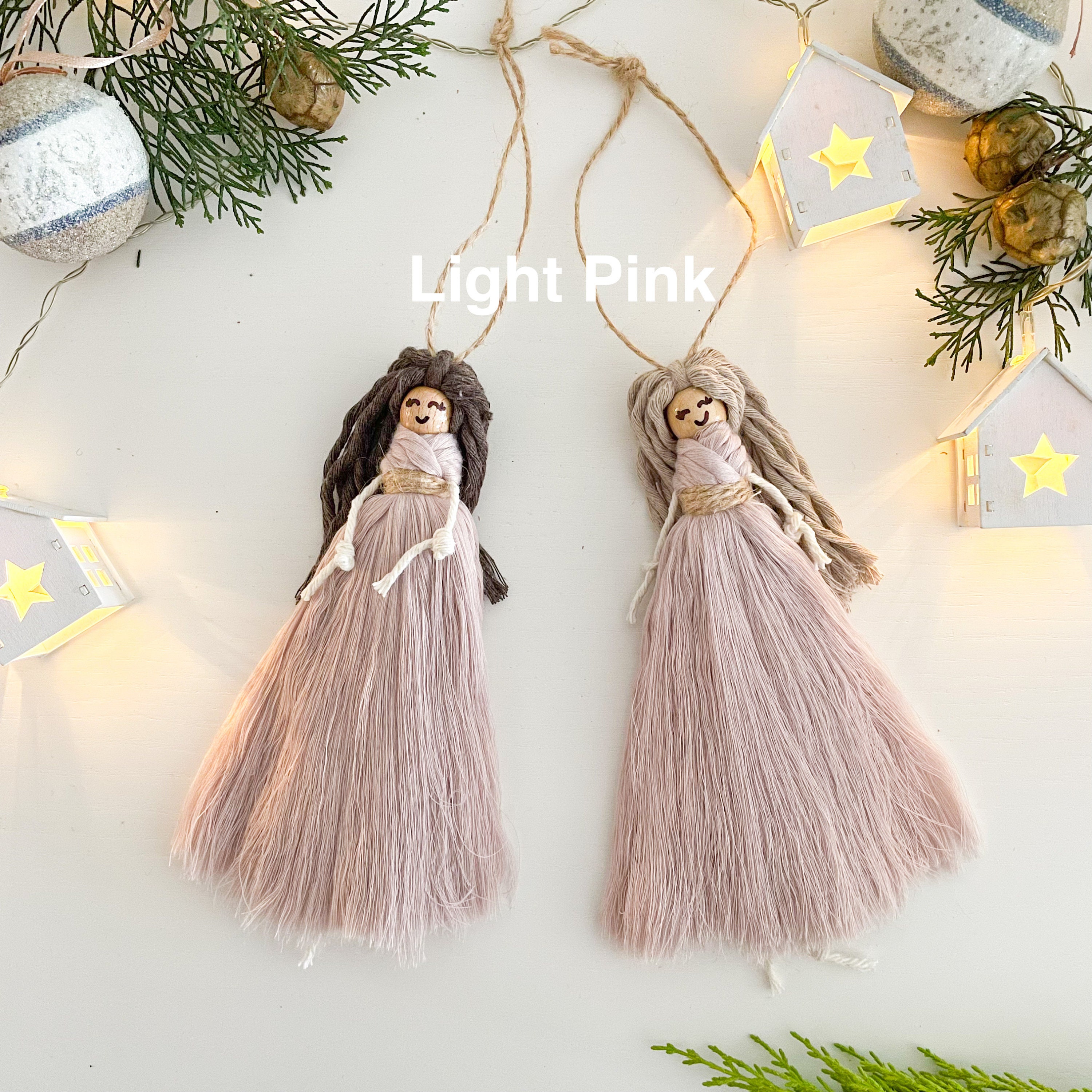 Macrame Angel | Macrame Doll | Macrame Christmas Angel | Christmas ...