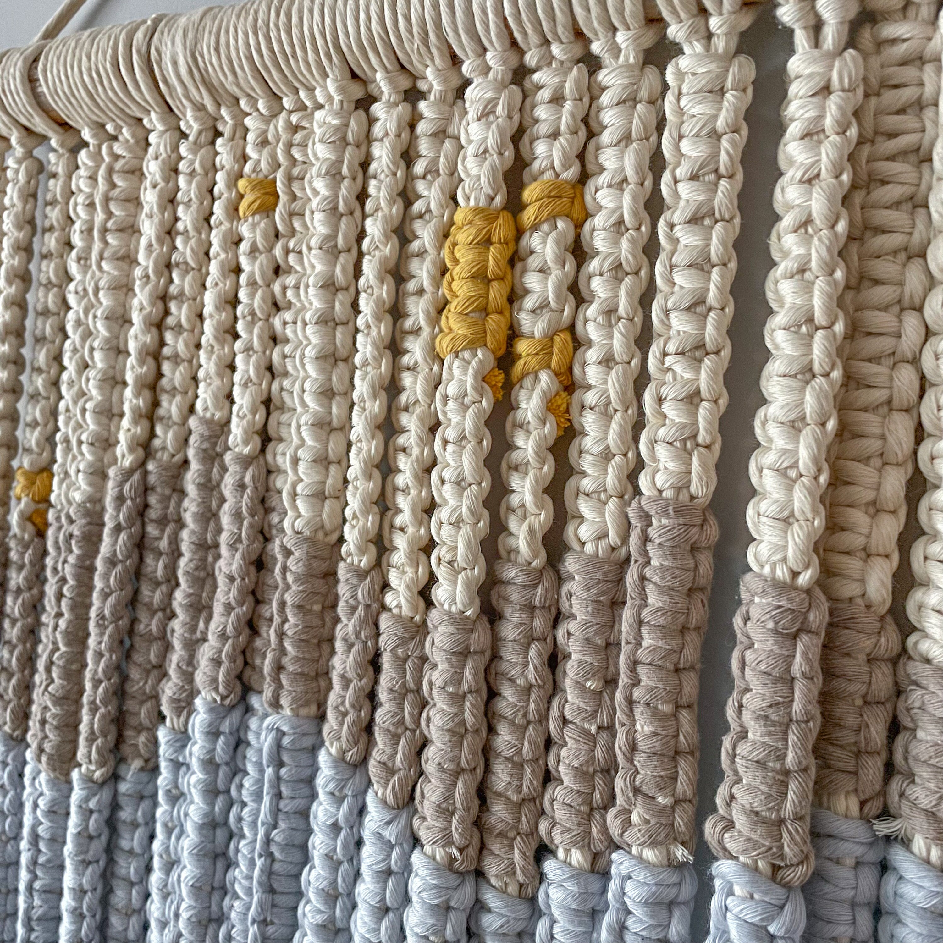 Mountain Macrame Wall Hanging Landscape Valentine's Day Gift, Gift for ...