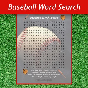 Sports Word Search BUNDLE - Party Game Printable - Etsy