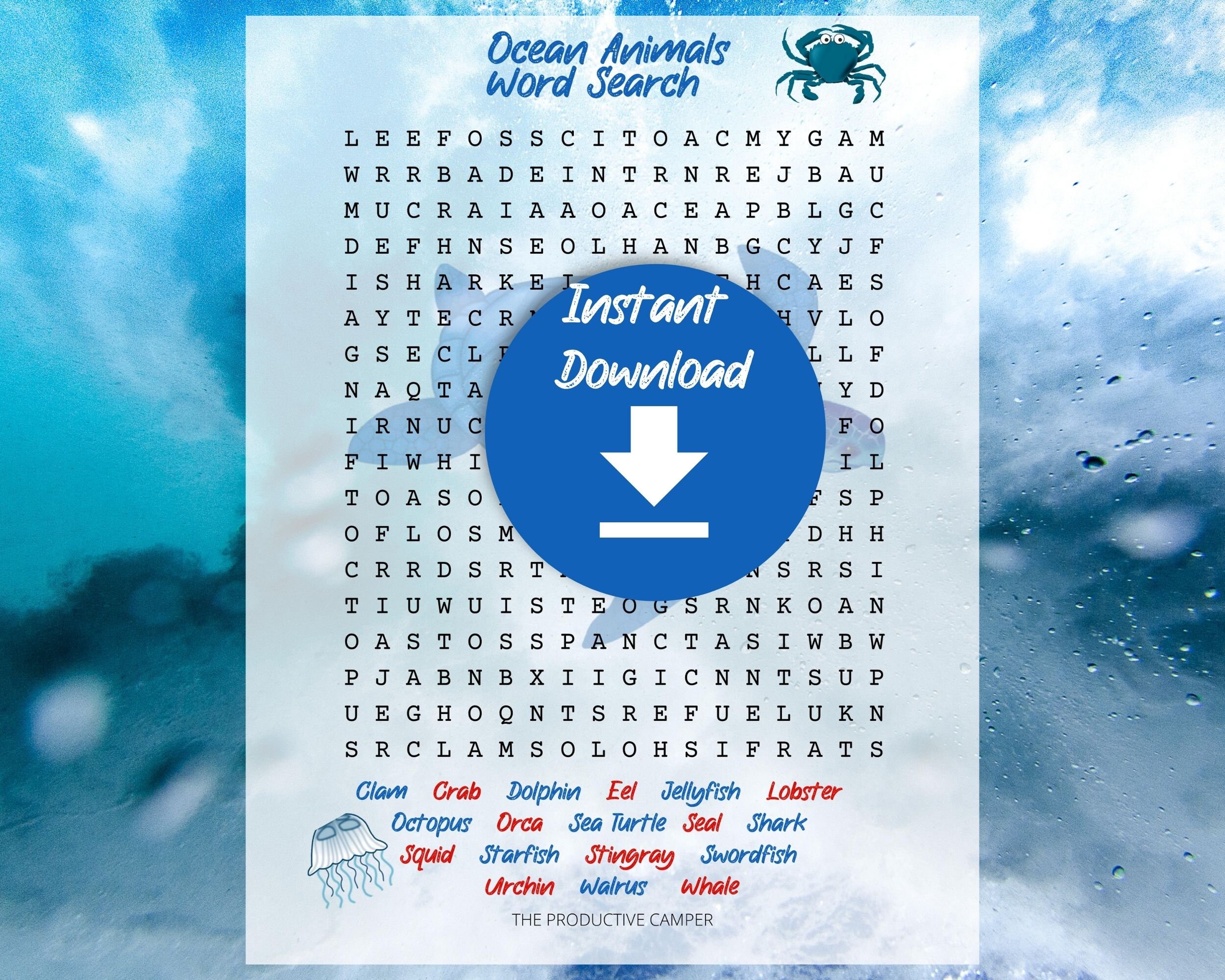 Nature Word Search Bundle- Party Game Printable - Etsy