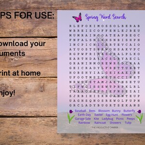 4 Seasons Word Search Bundle Party Game Printable - Etsy