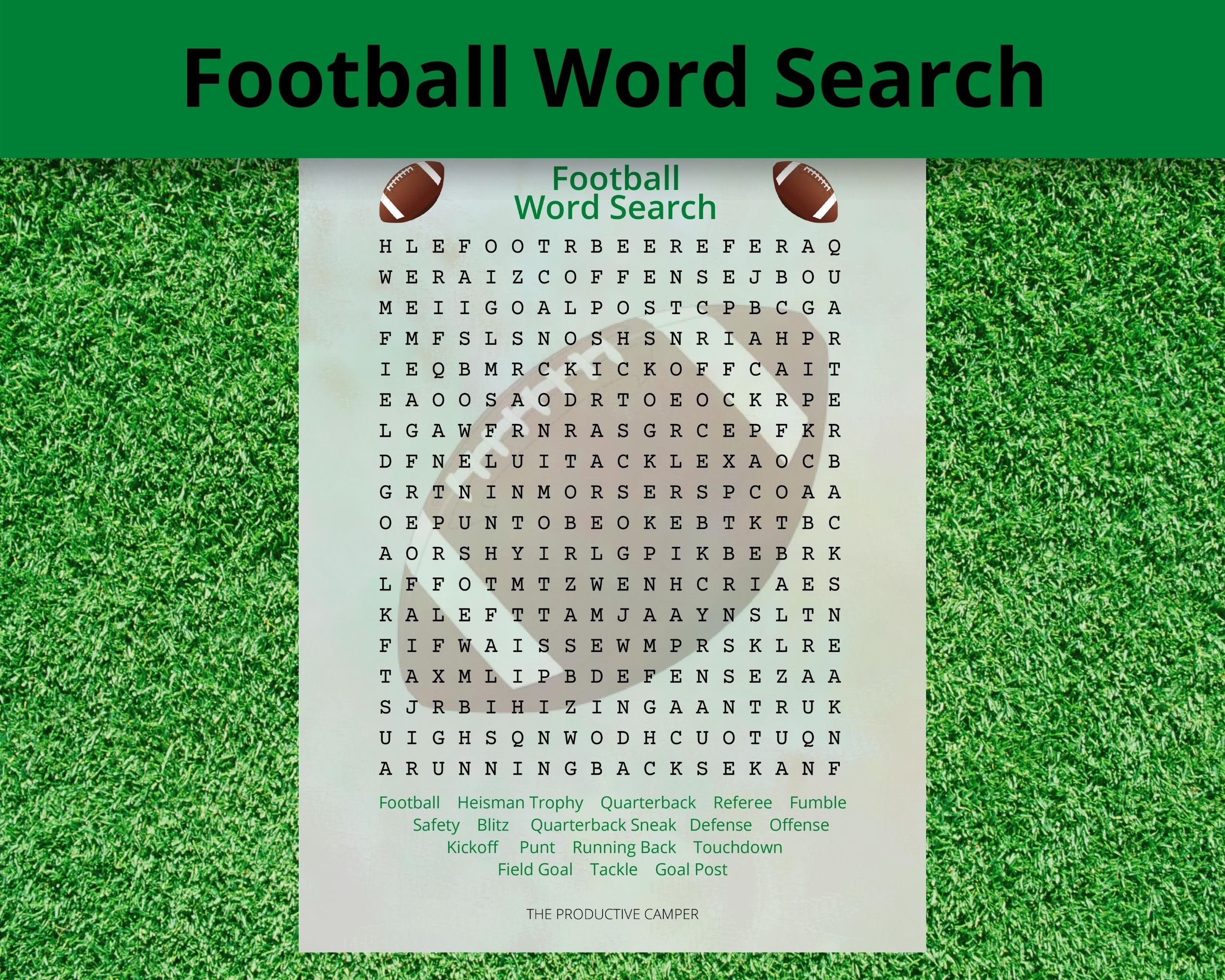 Sports Word Search BUNDLE - Party Game Printable - Etsy