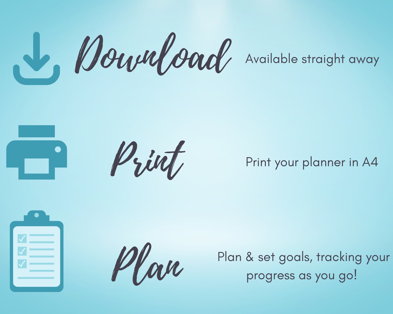 Goal Setting and Tracker Bundle: Long-term Planning, SMART Goals ...