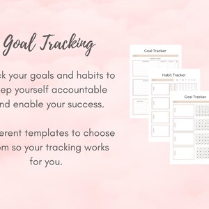 Goal Setting and Tracker Bundle: Long-term Planning, SMART Goals ...