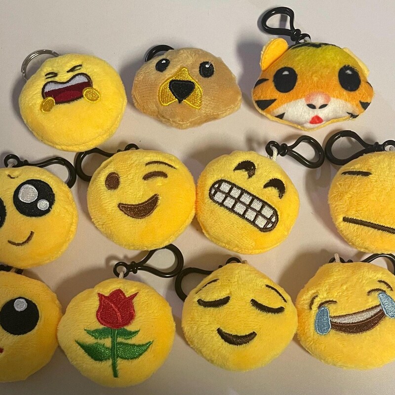 Emoji Keychain - Etsy