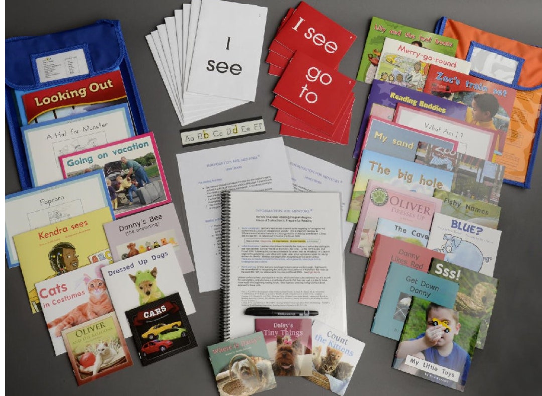 Levels 1/A & 2/B - BOOKS in BAGS© Literacy Program - Etsy