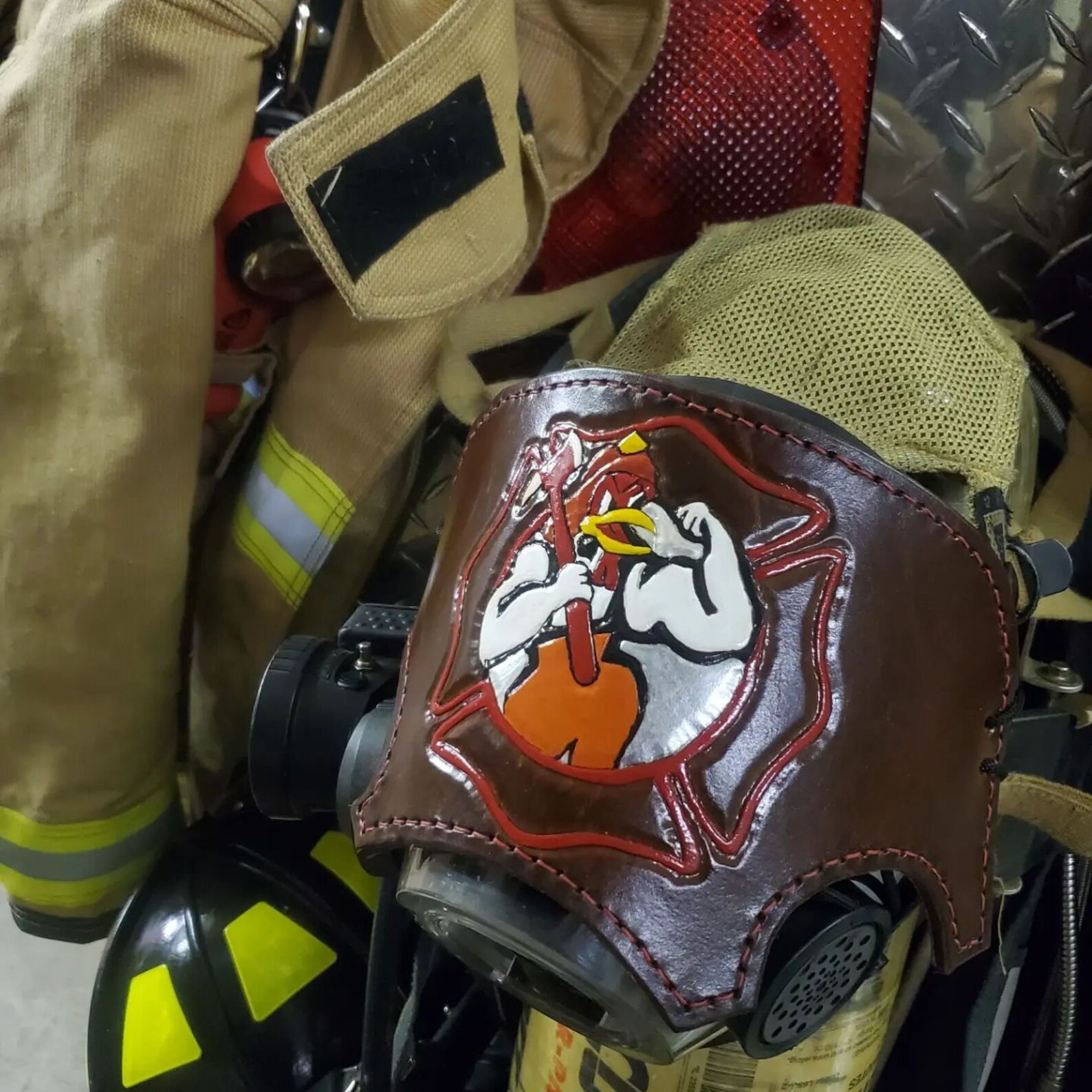 Leather SCBA Cover - Etsy