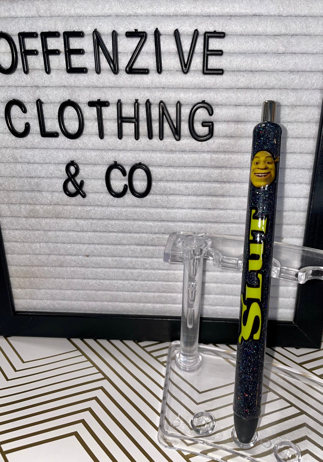 Slut Pen Shrek Inkjoy Pen Slut Shrek Custom Pen Halloween - Etsy