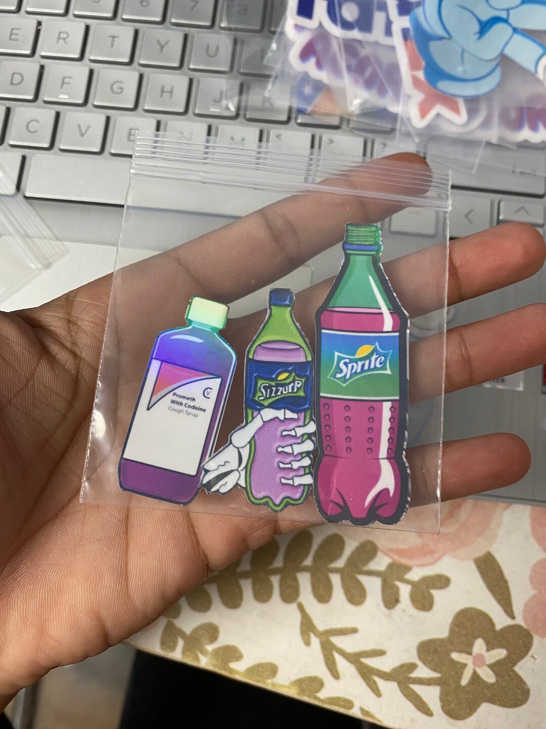 Codeine Dream Sticker Set Weather Proof Holographic Vinyl Sticker ...