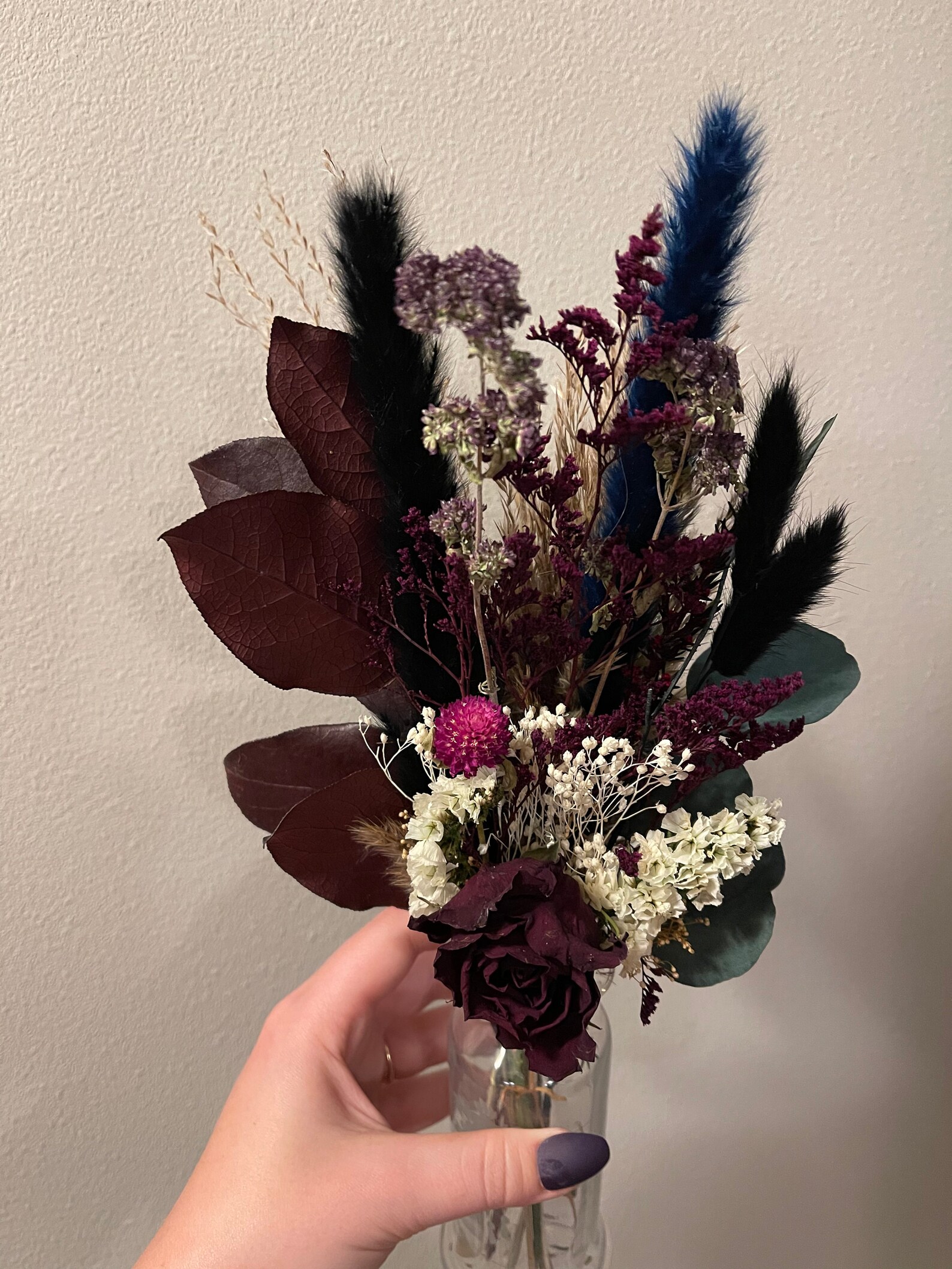 Dark & Moody Vase Arrangement Boho Rebel Goth Style Home | Etsy