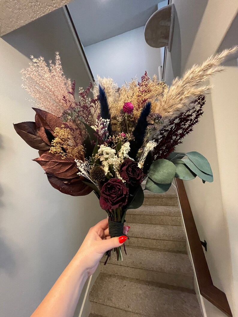 Dark & Moody Vase Arrangement Boho Rebel Goth Style Home | Etsy