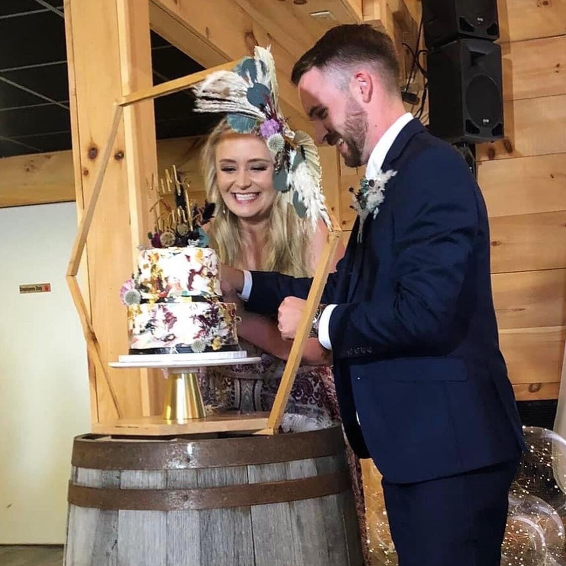 Wedding Cake Arch Hexagon Stand for Any Small to Medium - Etsy