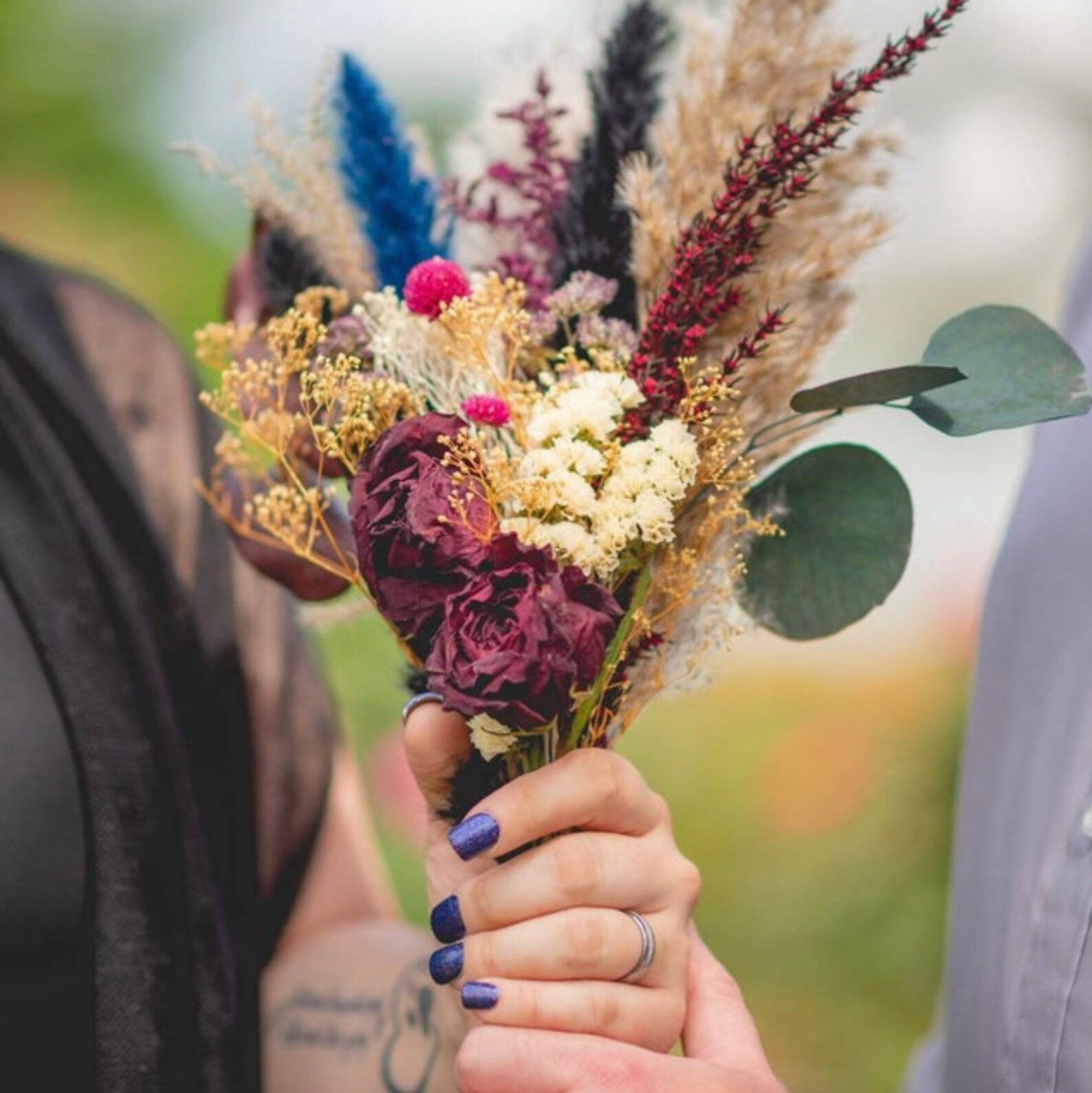 Dark & Moody Vase Arrangement Boho Rebel Goth Style Home - Etsy