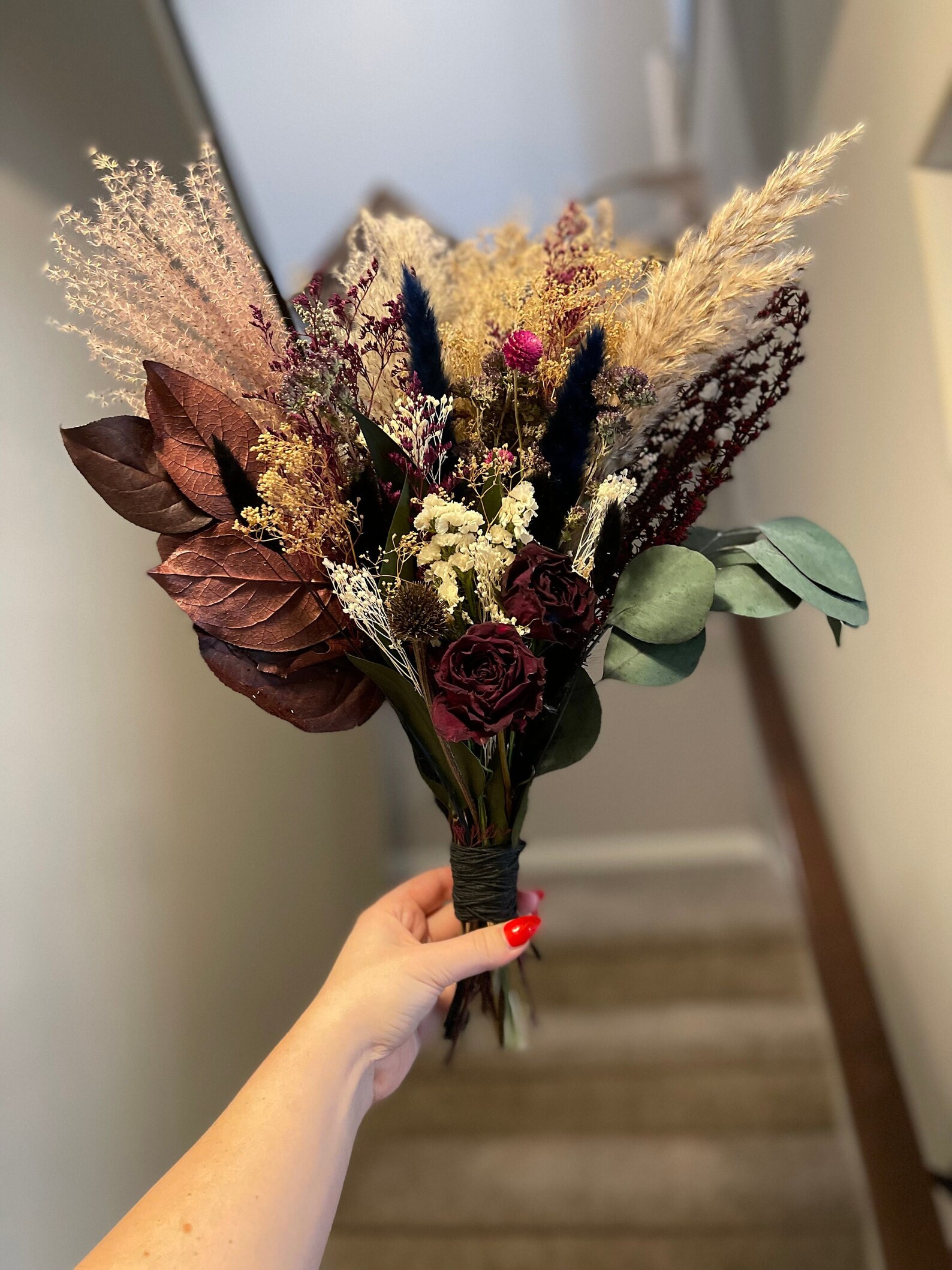 Dark & Moody Vase Arrangement Boho Rebel Goth Style Home | Etsy