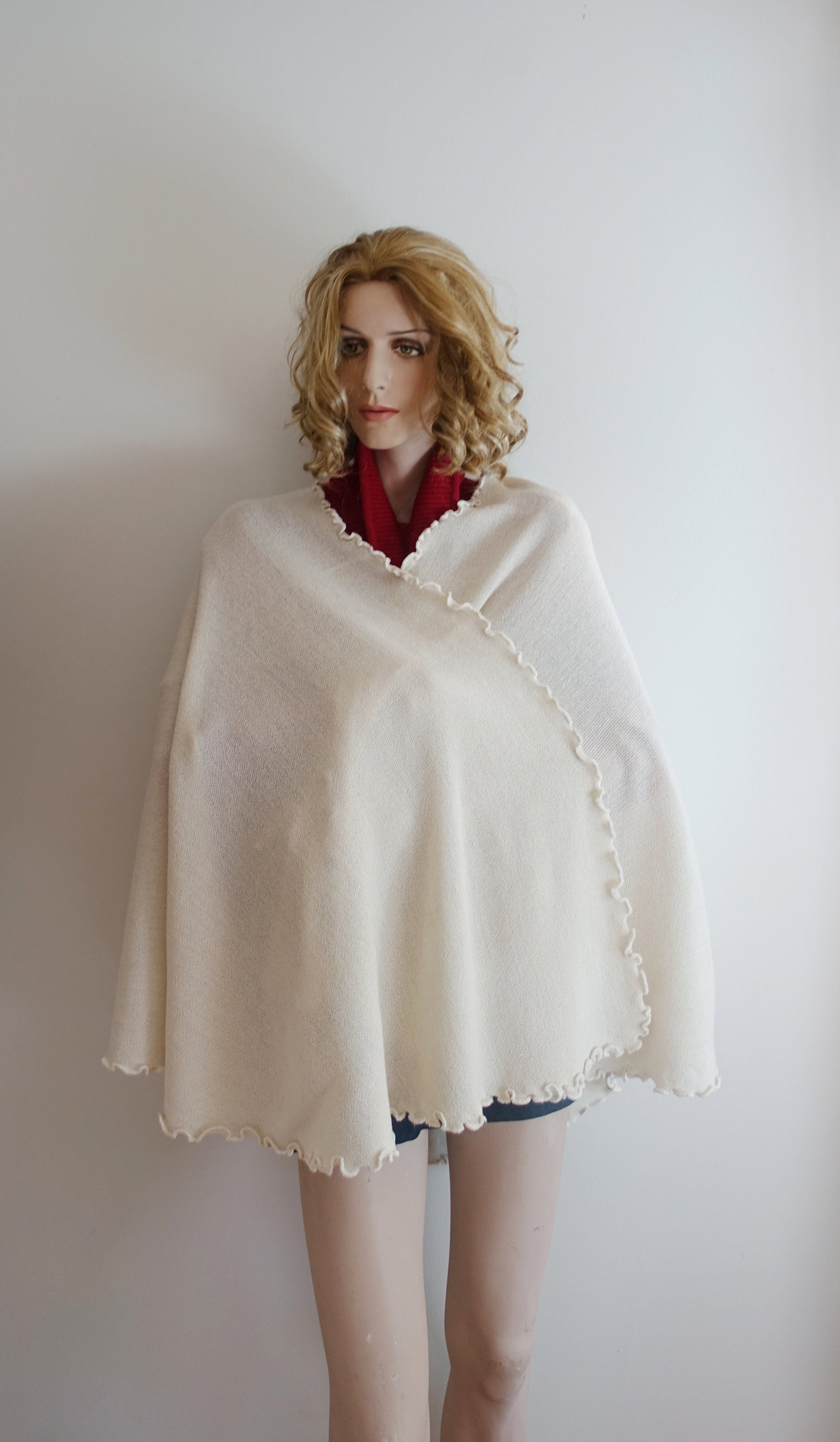 Alpaca Curly Cape - Etsy