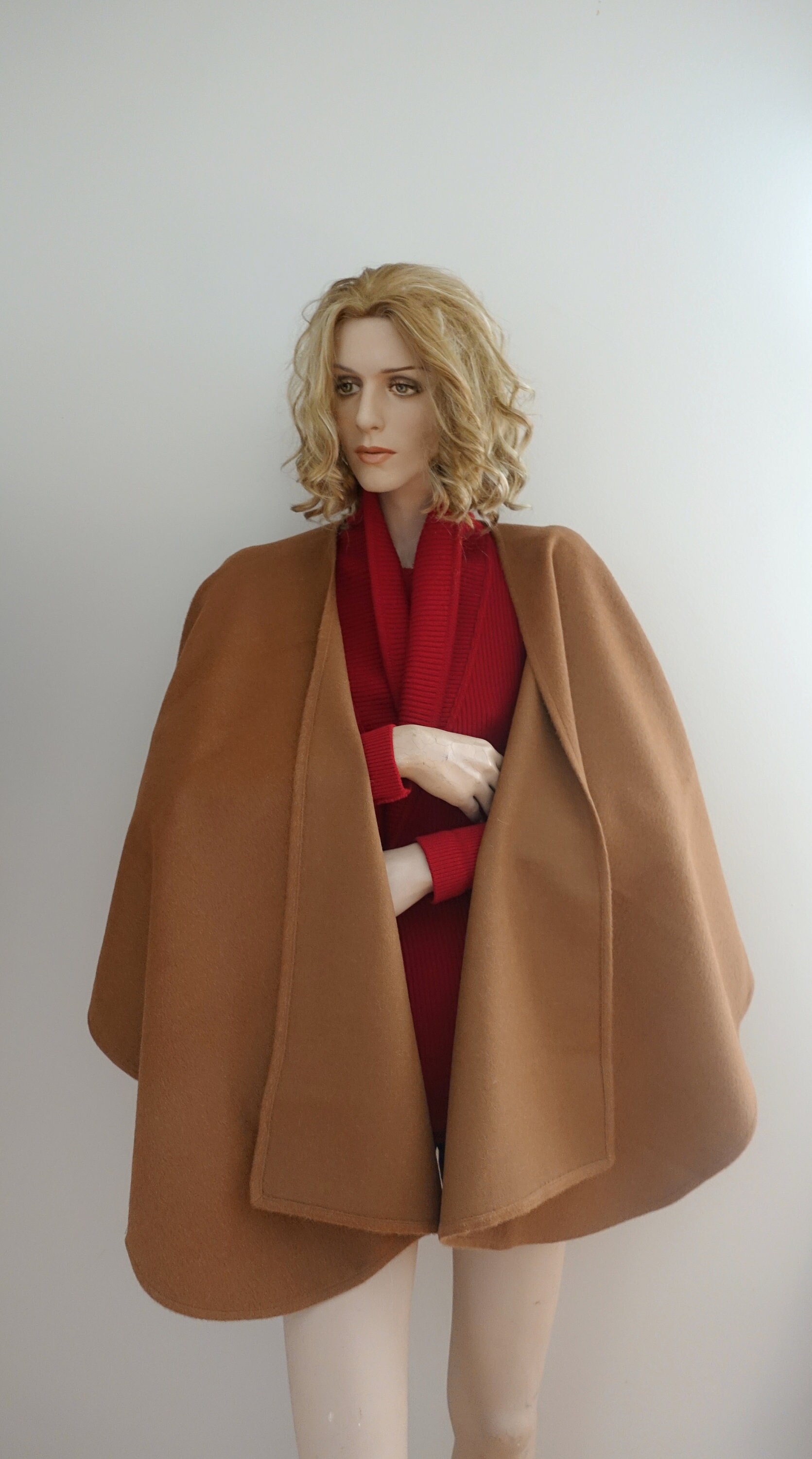Alpaca Cape Plain Short Cape. - Etsy