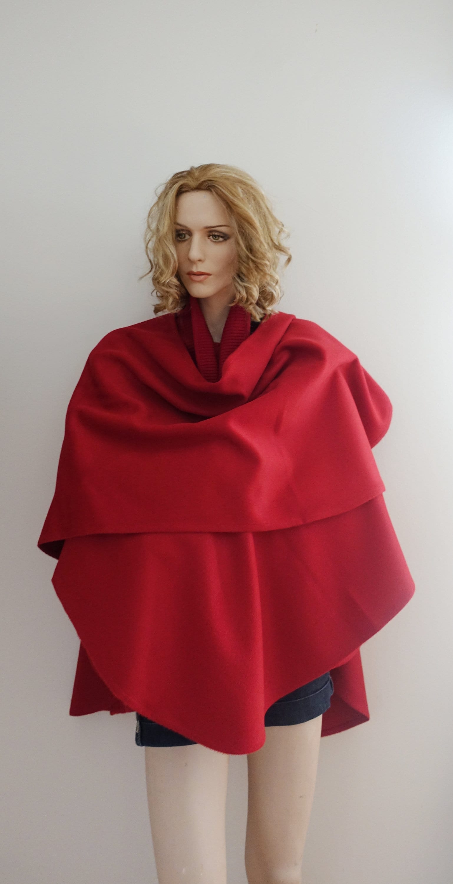 Alpaca Cape Plain Short Cape. - Etsy