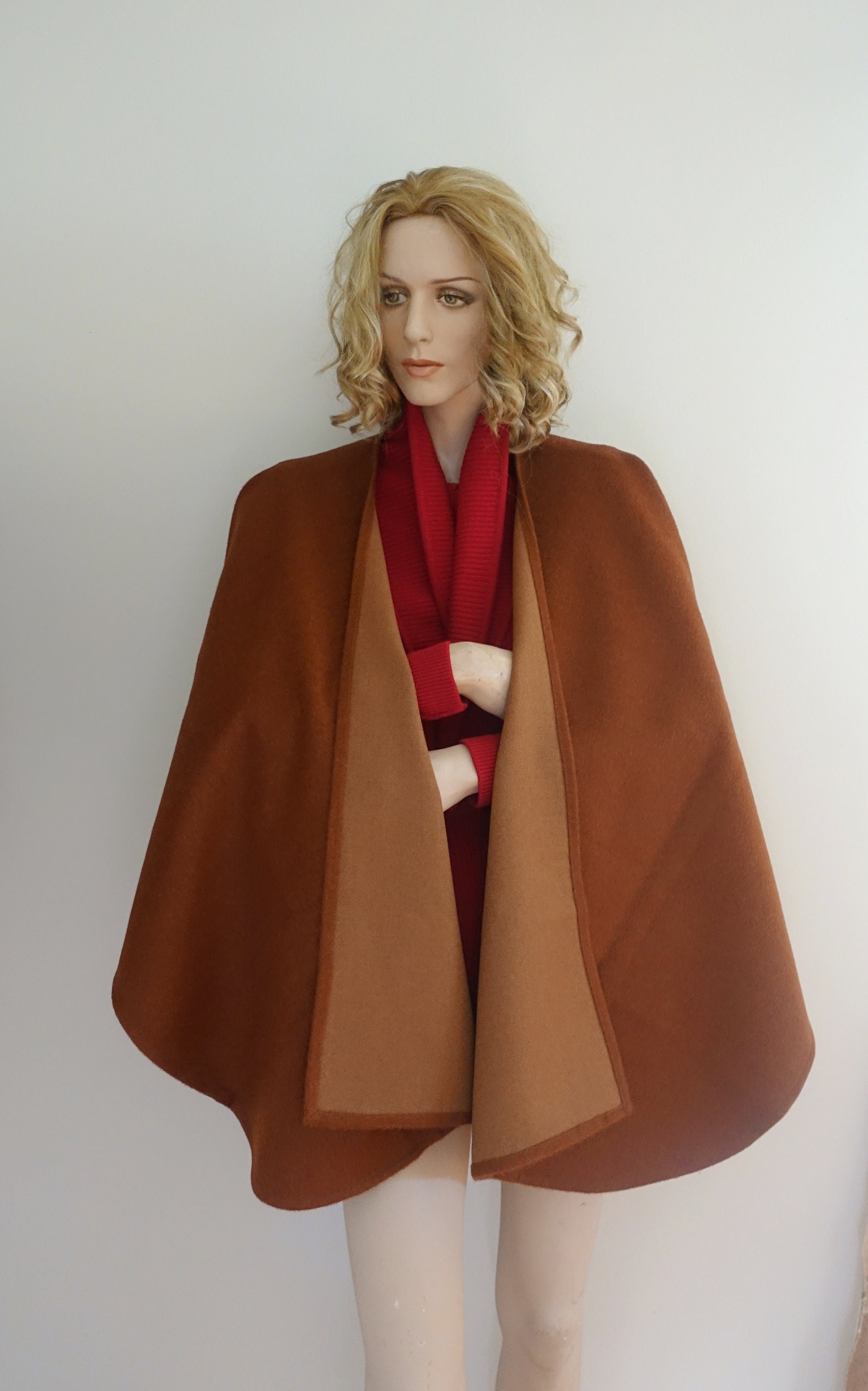 Alpaca Cape Plain Short Cape. - Etsy