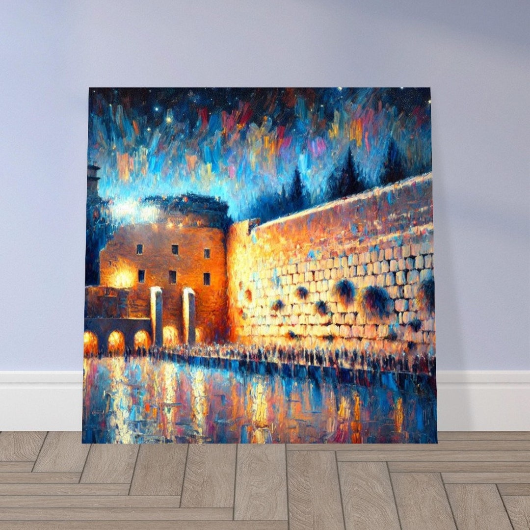Jewish Wall Art, Kotel Wall, Western Wall Art, Israel Art, Judaica Gift ...