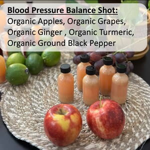 Pack of 5- Organic Healthy Shots in 2oz Glass, Immunity Shot ...