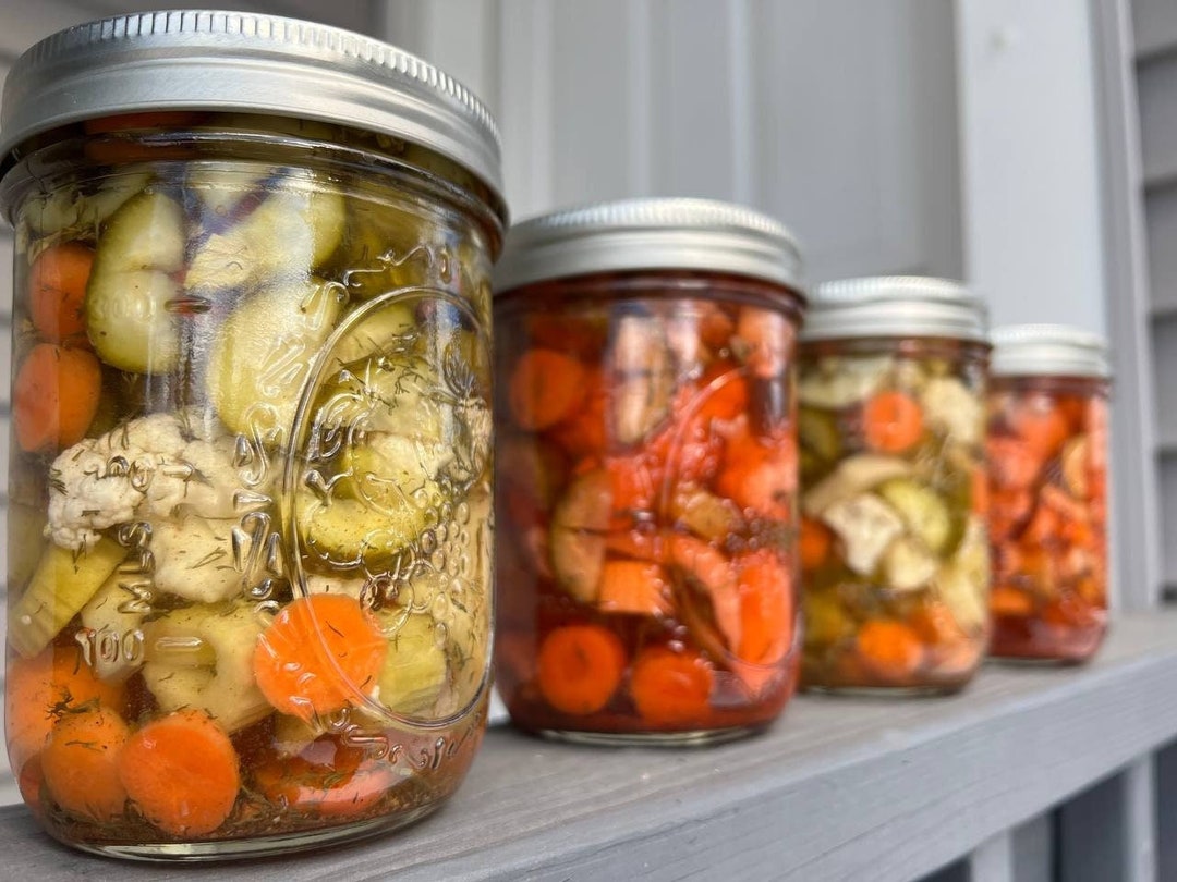 Authentic Italian Giardiniera, Hand Cut Pickles, Mixed Vegetable ...