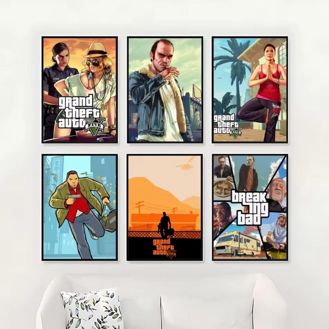 GTA Posters - 30x40cm - Etsy