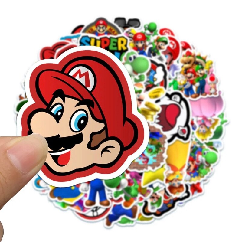 Mario bros stickers - Etsy España