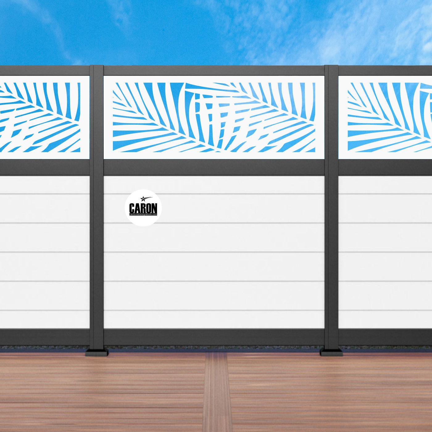 Palm Tree Privacy Panels/aluminum/exterior Privacy Screen/room Divider ...