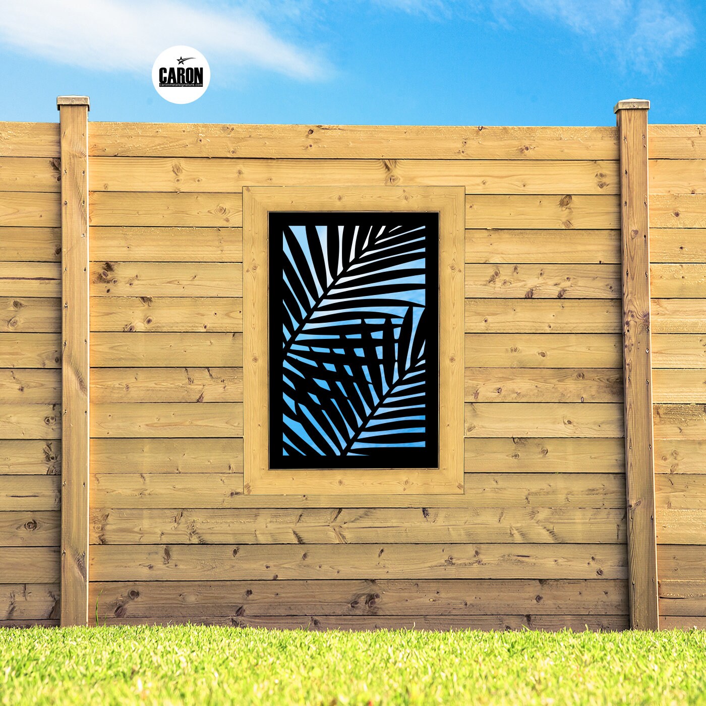 Palm Tree Privacy Panels/aluminum/exterior Privacy Screen/room Divider ...