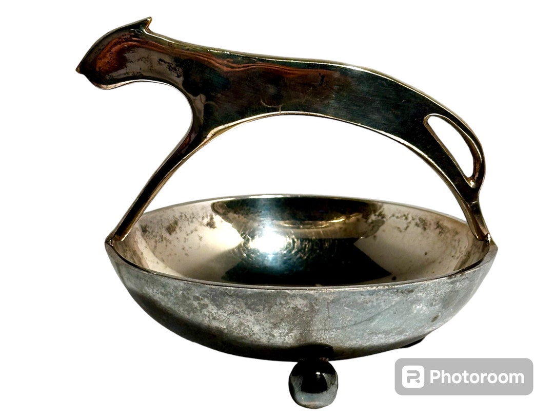 Mid Century Modern Small Cheetah Bowl - Etsy