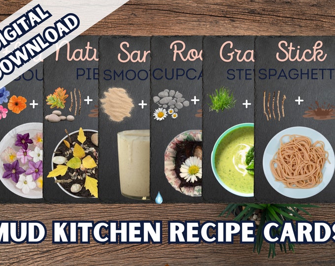 Mud Kitchen Recipe | Spring Mud Kitchen | Summer Mud Kitchen | Sensory ...