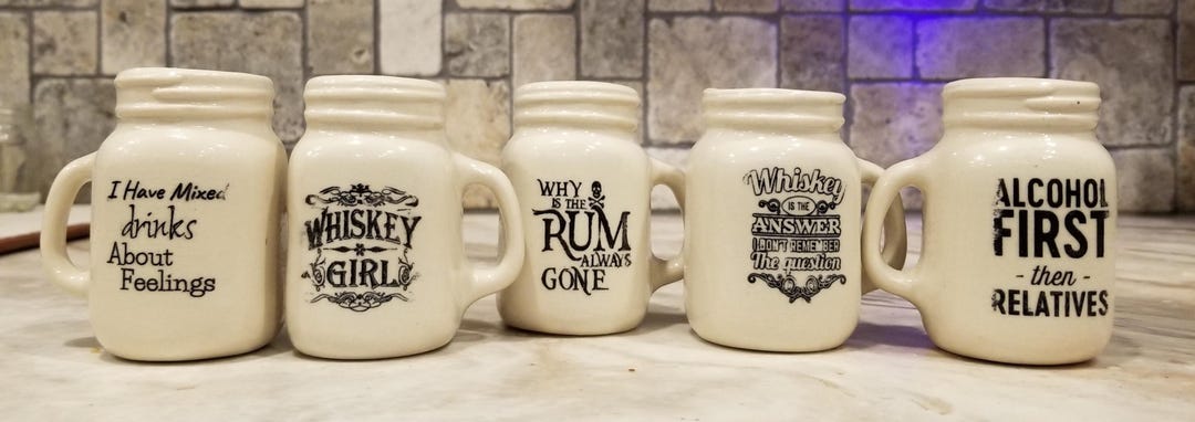 Ceramic Shooter Mugs - Etsy