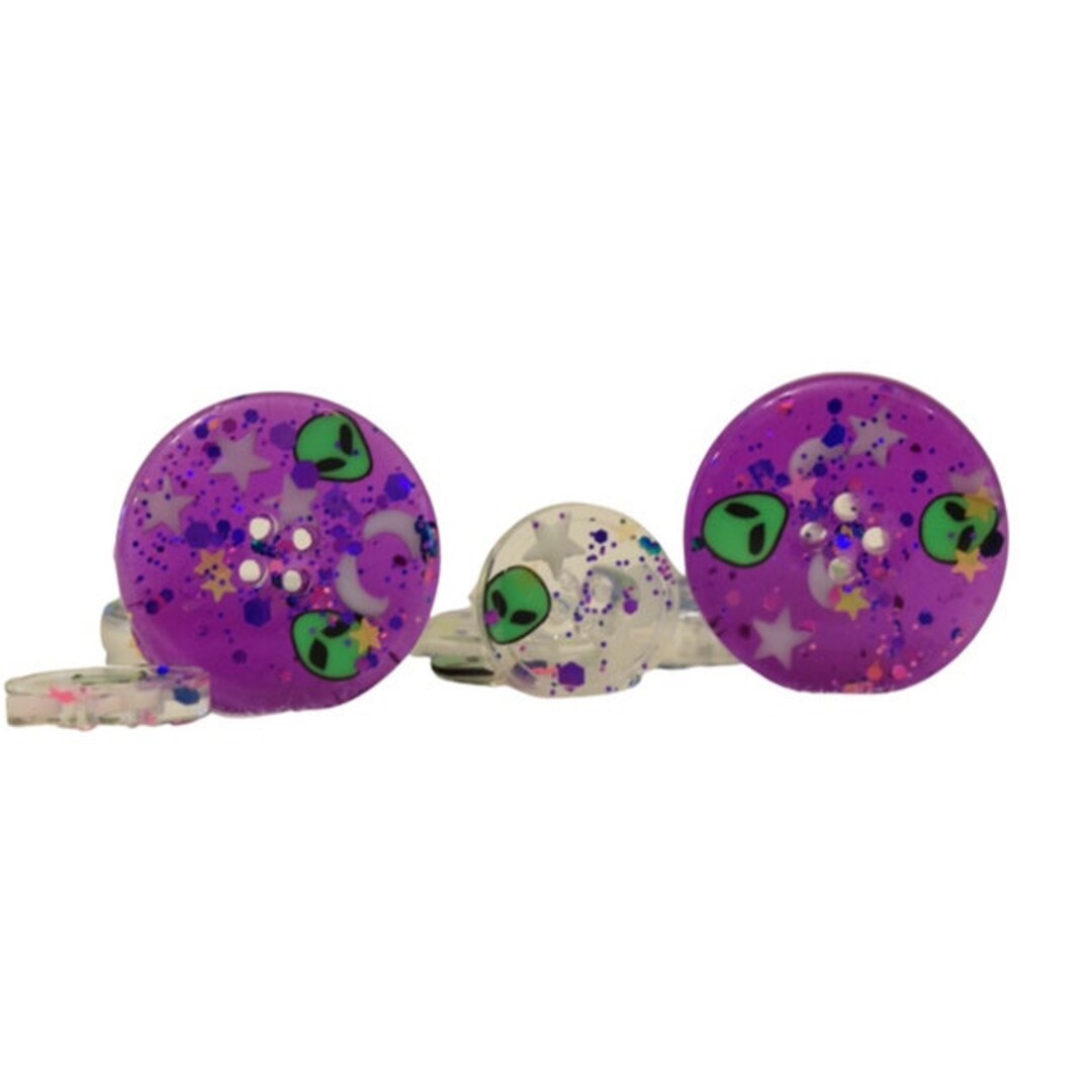 Handmade Alien Glow in the Dark Buttons 30mm, 25mm, 20mm - Etsy UK