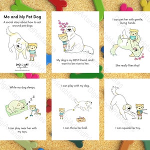 Being Gentle With Dogs Social Story How to Treat Pets - Etsy