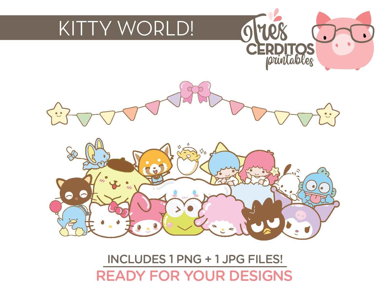 Kawaii Bunny Melody Png, Cinna S-nrio Png, Kitty Png Clipart, Kawaii ...